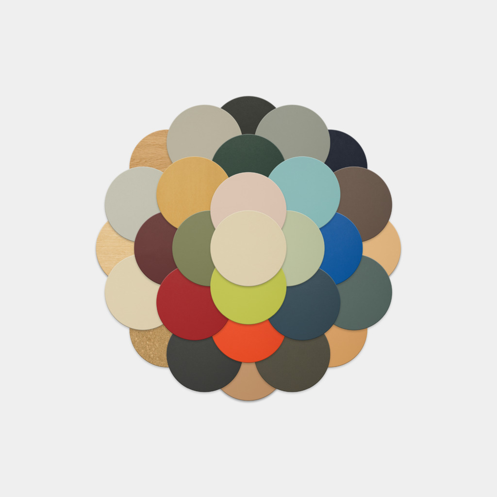 Linoleum Table Top with Real-Wood or Color Edge by Faust Linoleum ...